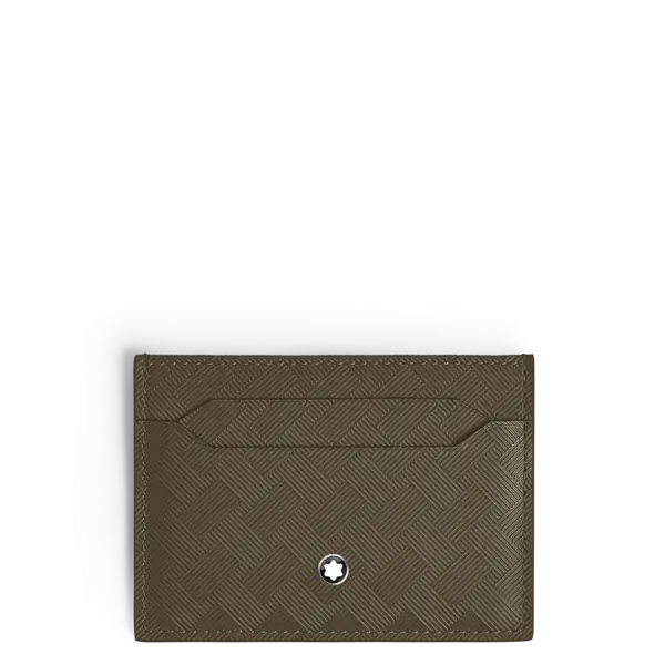 Montblanc Card Holder 5cc In Extreme - Khaki | Black